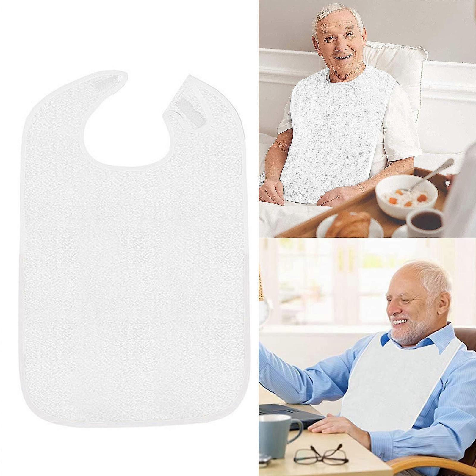 Adjustable Adult Bib Provides Protection Against Spills Unisex Adult ...