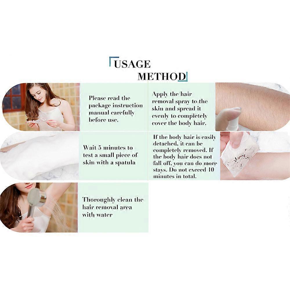 Hair Removal Spray For Women, Easy Hair Removal For Men 30ml | Fruugo UK