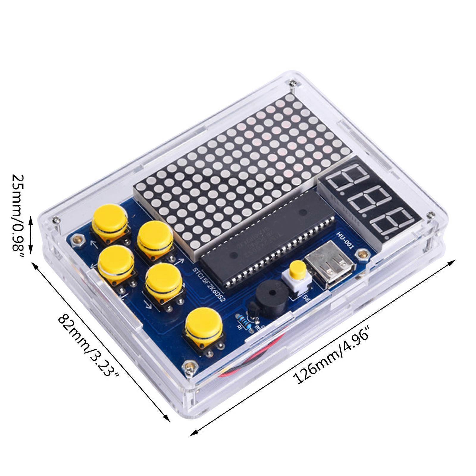 Pixel Game Machine DIY Soldering Kit Snake / Game Fun Electronic ...