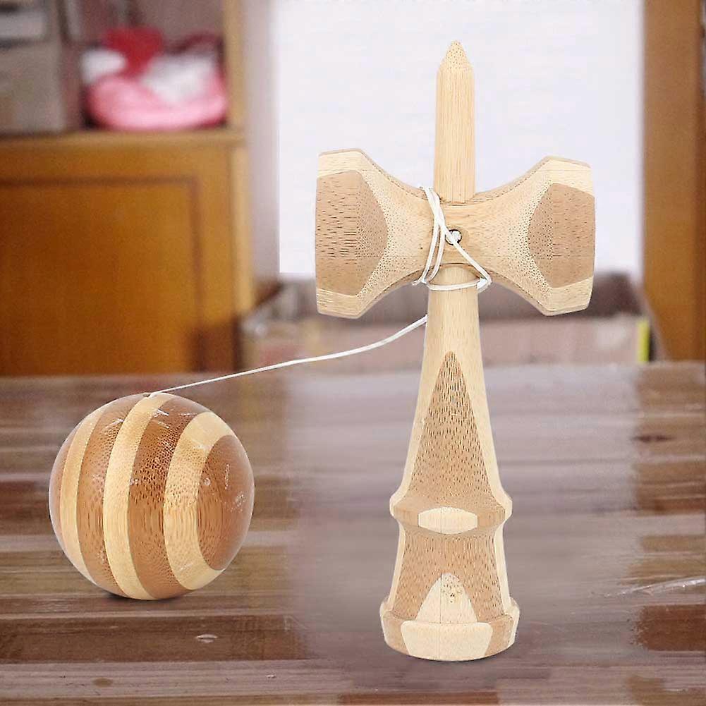 Japanese Traditional Toy Bamboo Handle Ball Kendama Kids Sports Game ...