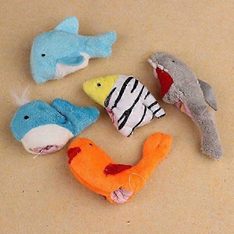 Christmas Gift Finger Puppets for Kids, 10pcs Cute Sea Animals Plush ...