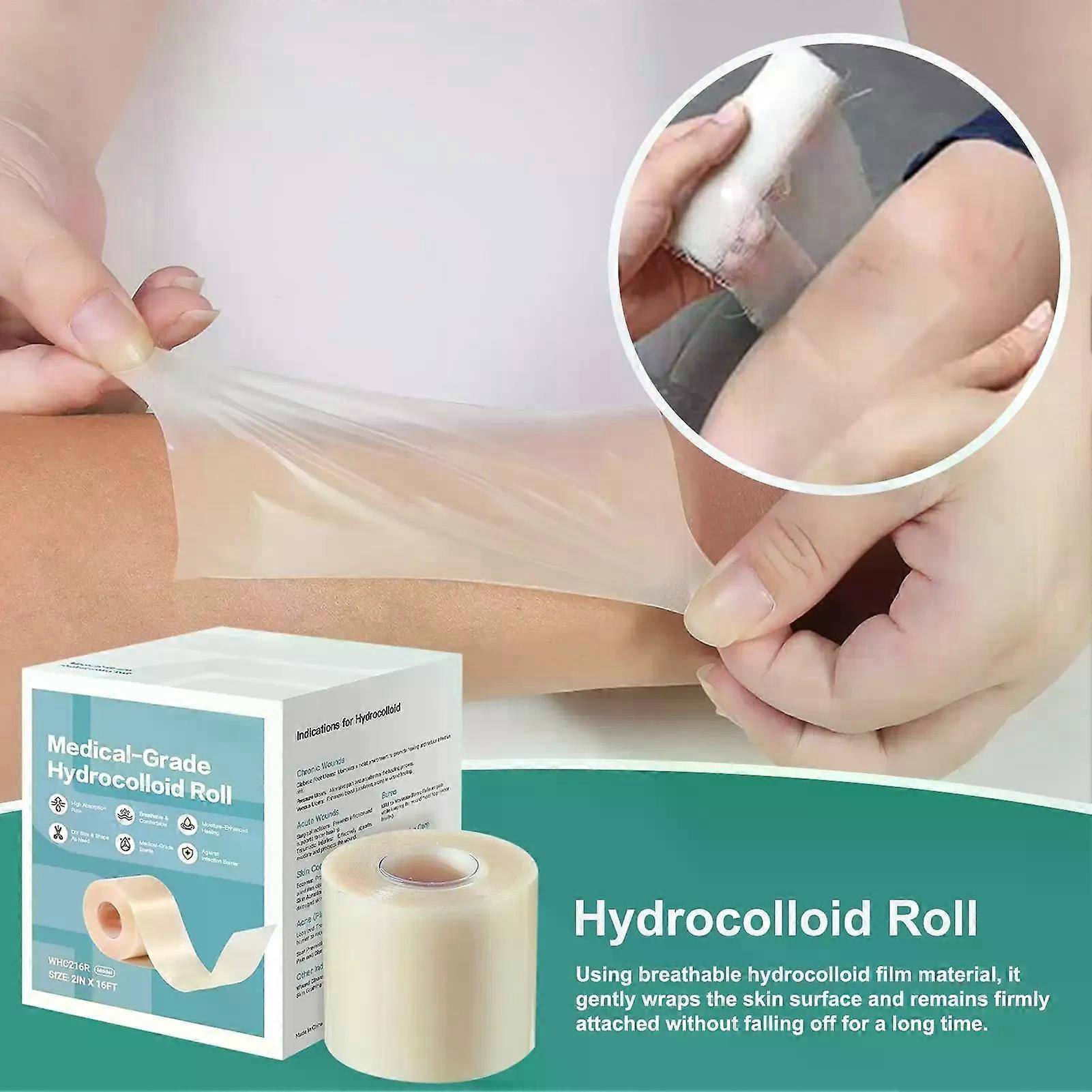 Hydrocolloid Acne Patches Roll 5m Cuttable Blister Bandages for Face ...