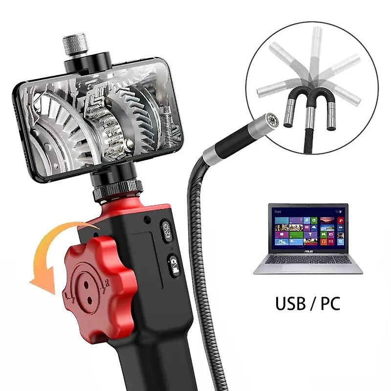 Two-way Articulating Borescope Industrial Endoscope With 8.5mm ...