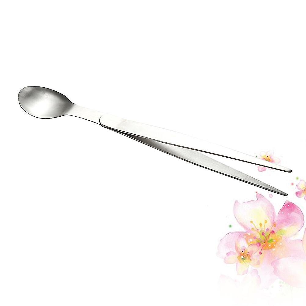 Stainless Steel Spoon Mini Tasting Spoon Chopsticks Forceps Integrated ...