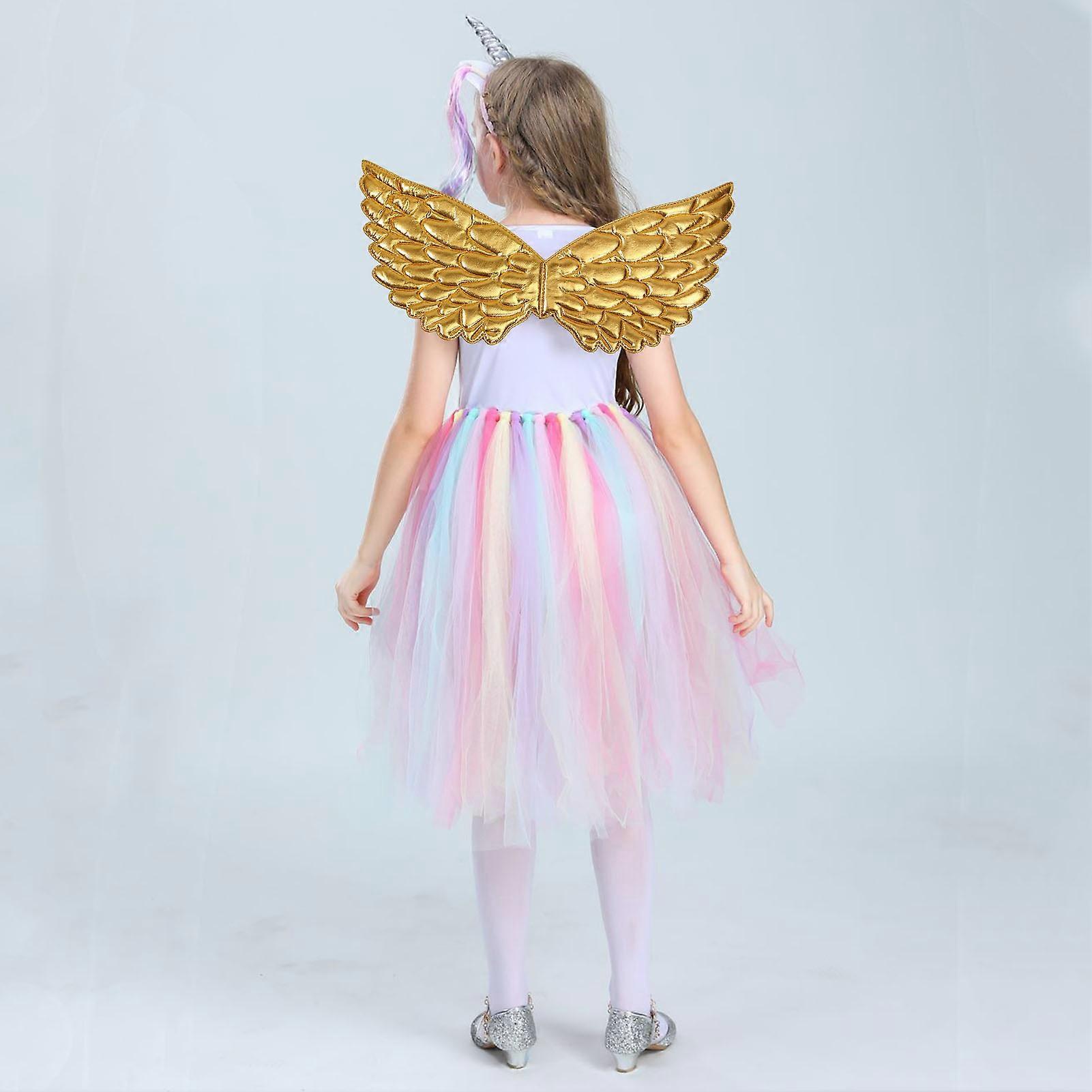 Children Performance Angel Wings Colorful Princess Look Lightweight ...