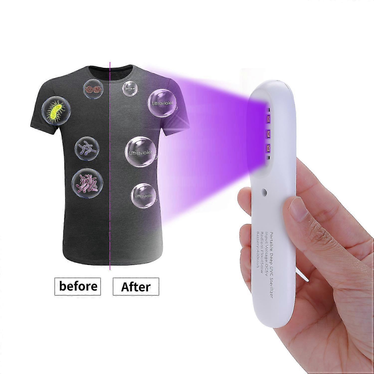 Led Lamp Mini 311nm Handheld Phototherapy Lamp Portable Narrow Uv ...