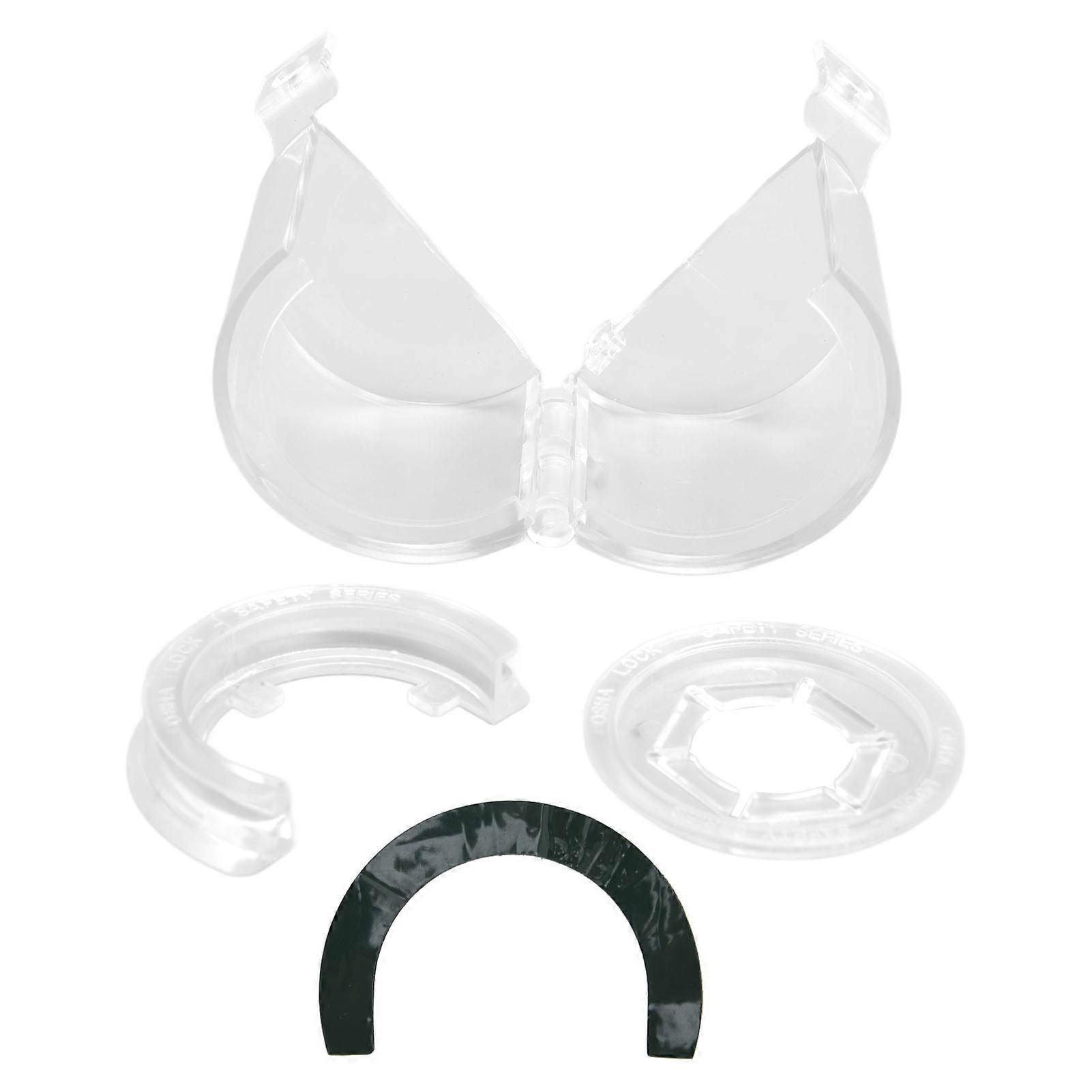 Round Switch Guard Cover Emergency Stop Push Button Knob Switch ...