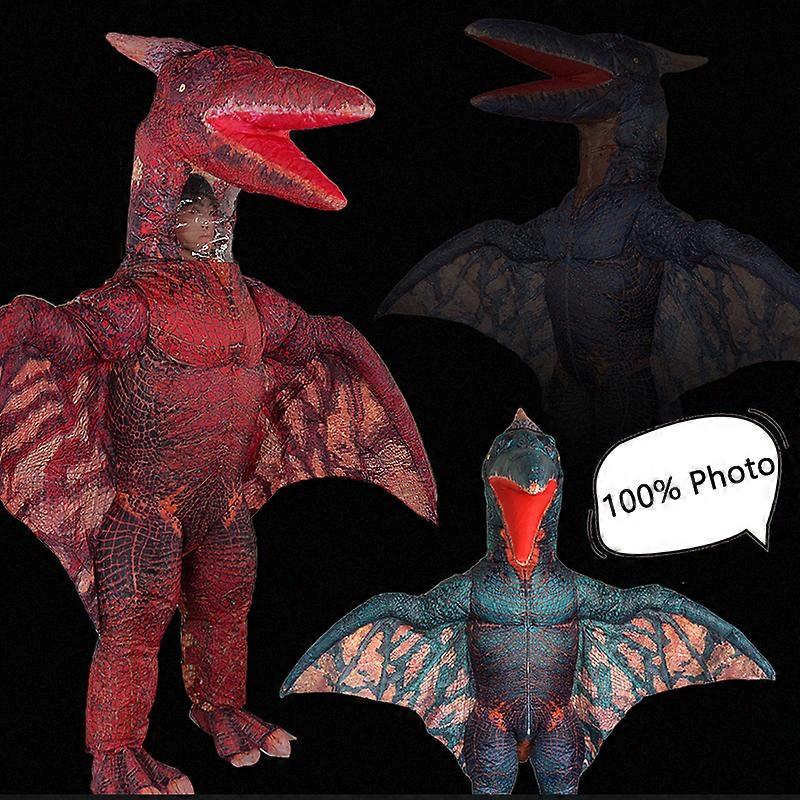 Adult Pterosa Dinosaur Inflatable Costume Halloween Cosplay Pterosaur ...