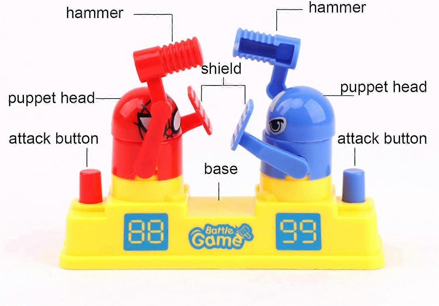 Robot Table Wrestling Game, Mini Robot Fighting Toy Battle Old Game ...