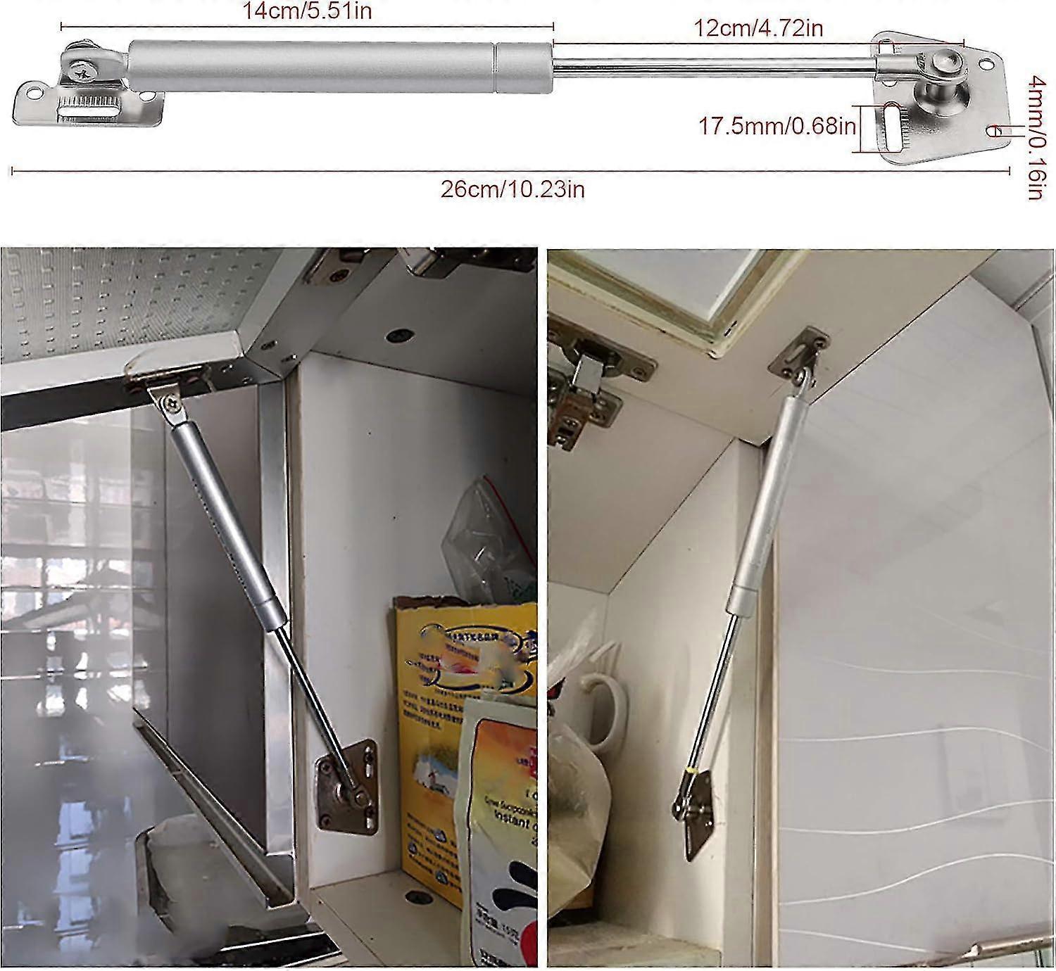 2 Pack Gas Strut Slow Down Lift Stay Support Hinge Spring Soft Close ...