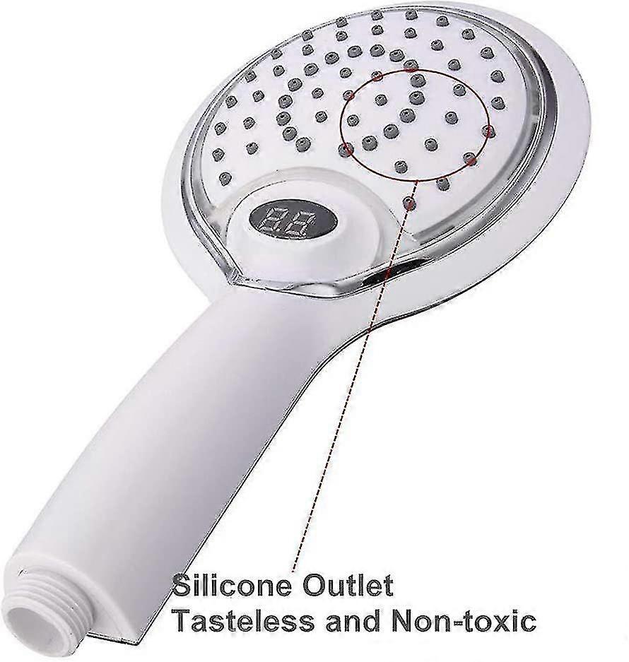 Led Shower Head, Led Shower Head Hand Shower, 3 Colors Temperature ...