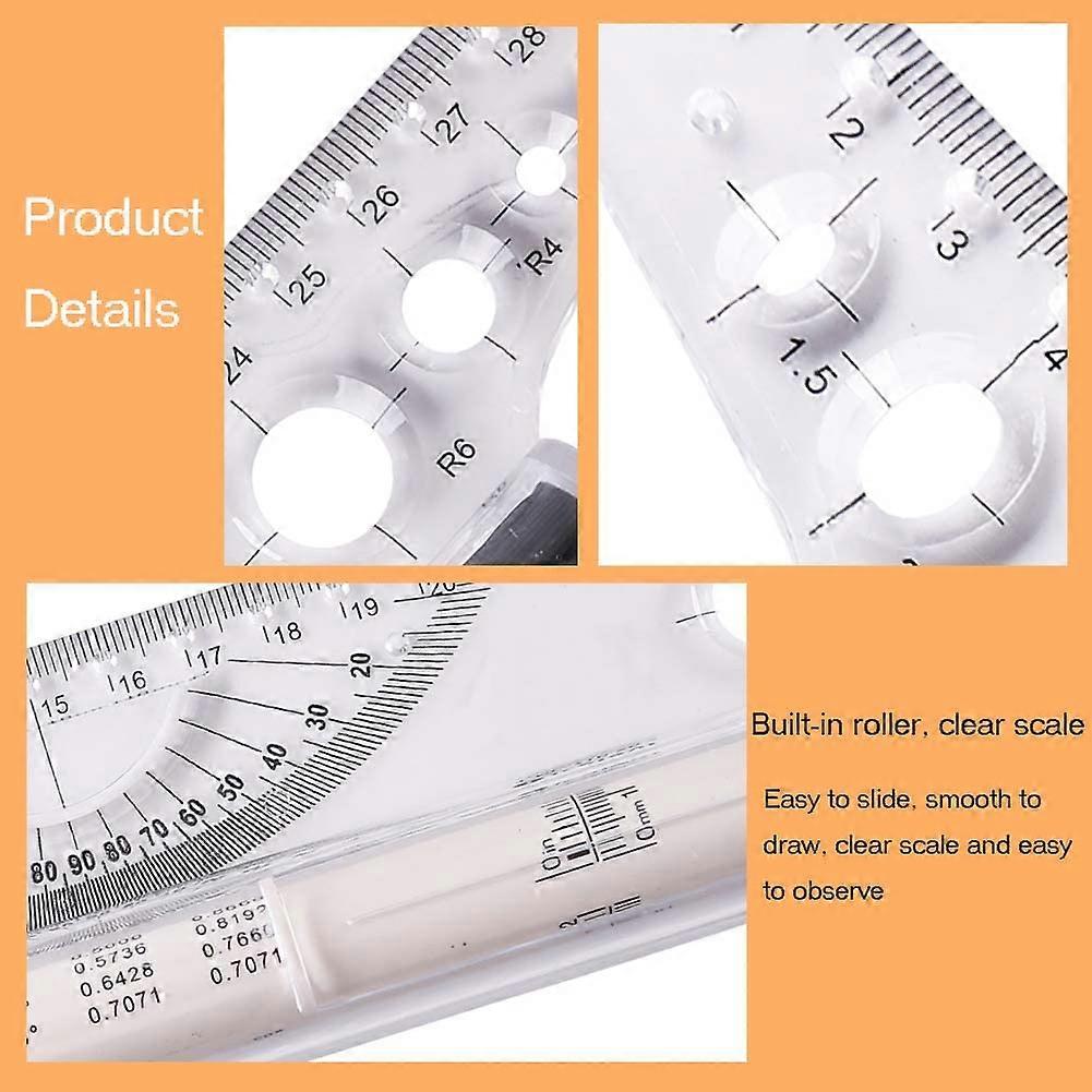 Rolling Drawing Ruler, Office Measuring Rolling Ruler, Rolling Ruler ...