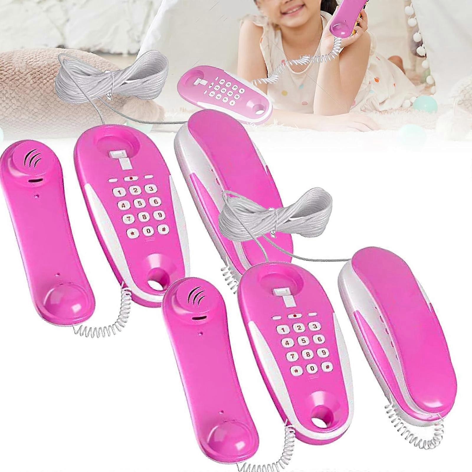 Kids Play Phone Intercom, Kids Play Phone Intercom Toy with Real Ring ...