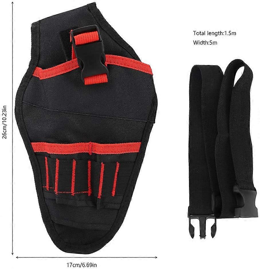 Tool Bag for Electric Drill, Tool Holster Holster with Adjustable Tool ...