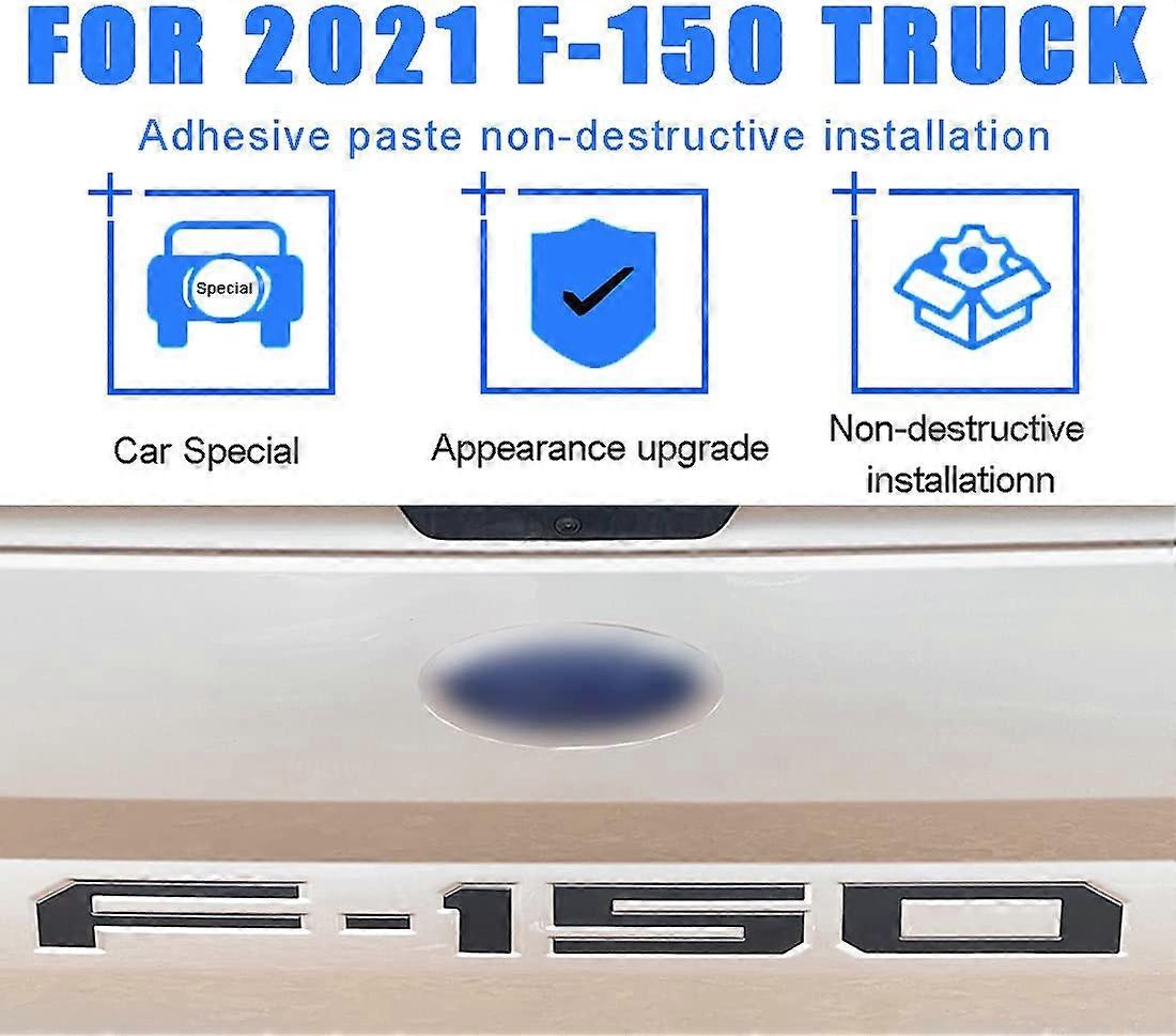 Tailgate Insert Letters Rear Emblems, Plastic Inserts with 3M Adhesive ...