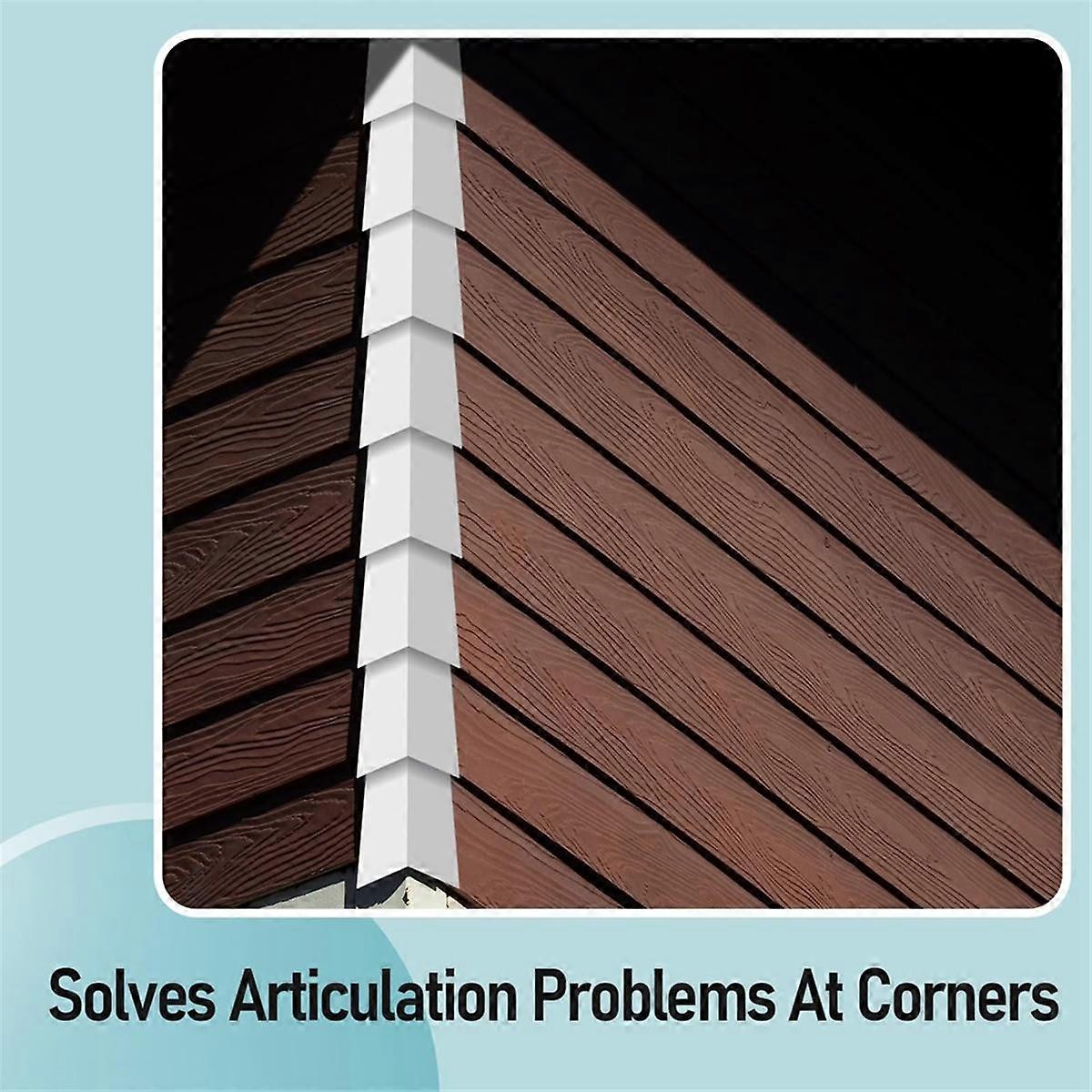 8 Pcs Aluminum Siding Corners Outside White Siding Corner Caps Smooth ...