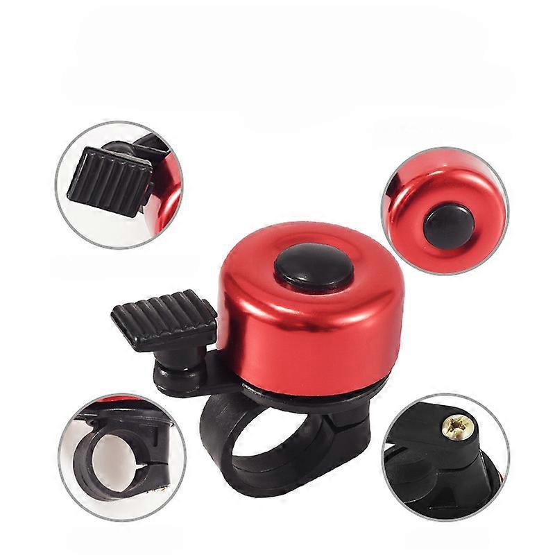 Aluminum Alloy Bicycle Bell Mountain Bike Safety Warning Alarm Cycling ...