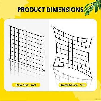 Trellis netting til klatreplanter, kraftigt plantenet med kroge til ...