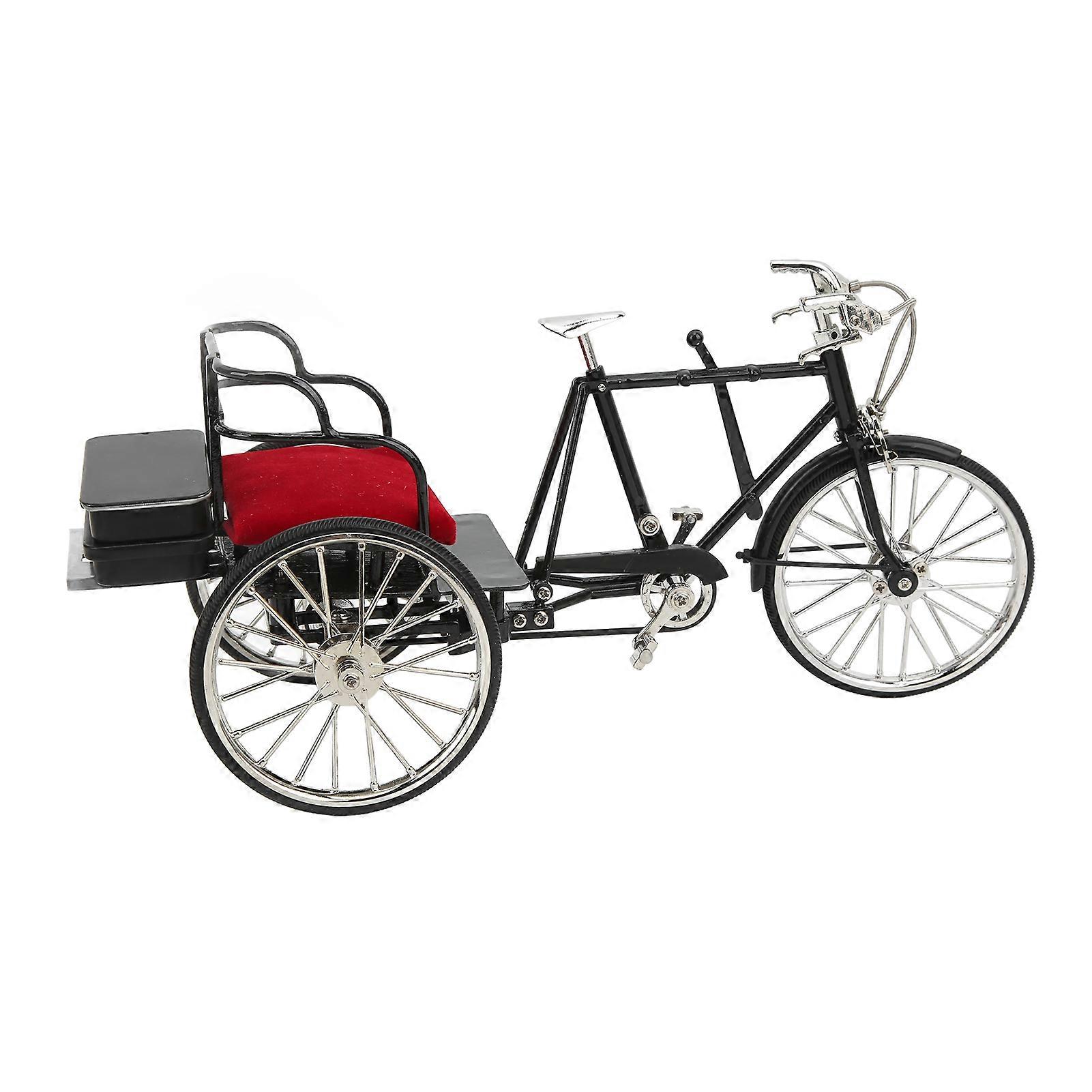 Retro Cycle Rickshaw Model Beautiful Easy Assembly Vintage Bike Model ...