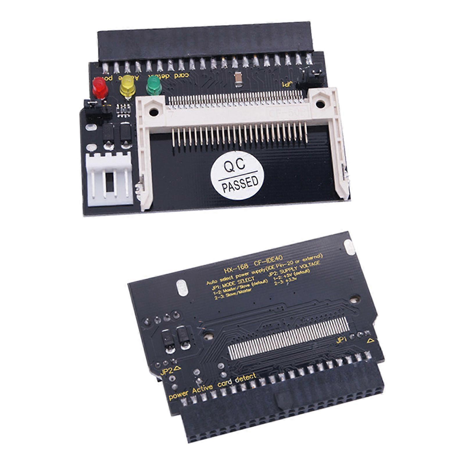 Compact Flash to 40Pin IDE Compact Flash Memory Card to 40Pin IDE Laptop HDD Adapter Card ...