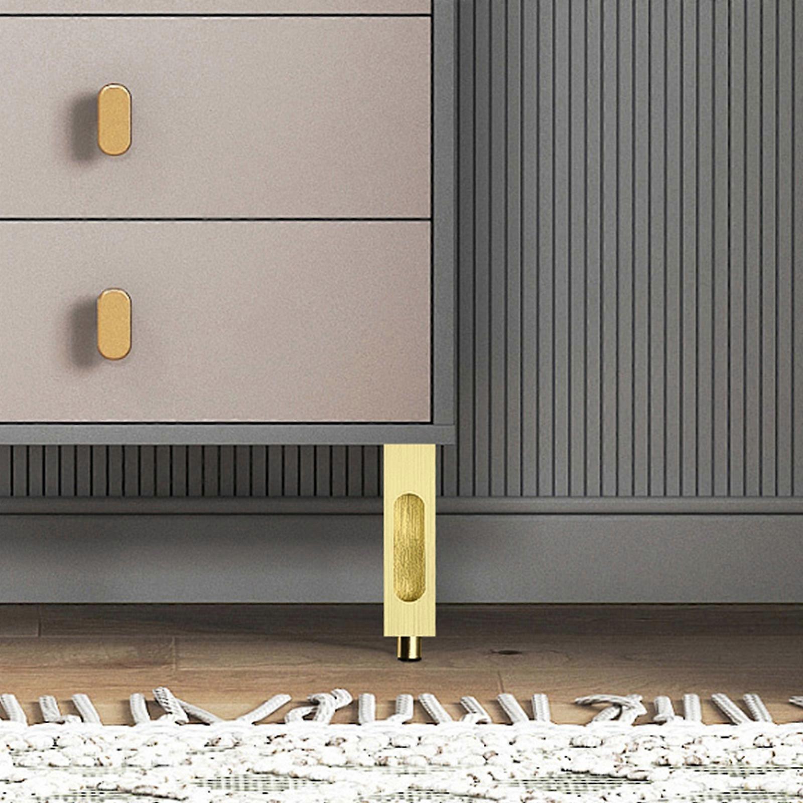 20/25/30cm Furniture Legs Heavy Duty Leg Extension Adjustable Cabinet ...