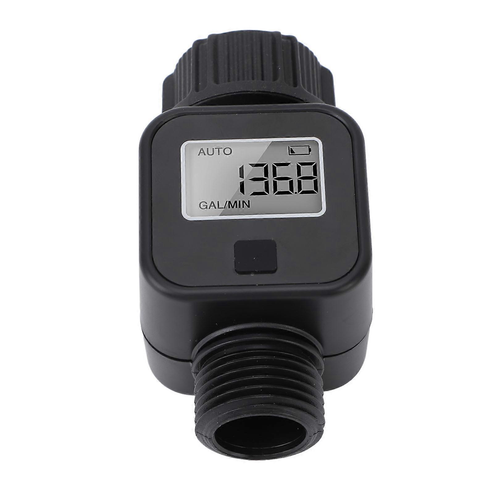 Digital Water Flow Meter LCD Display 3/4 Inch Thread Accurate ...