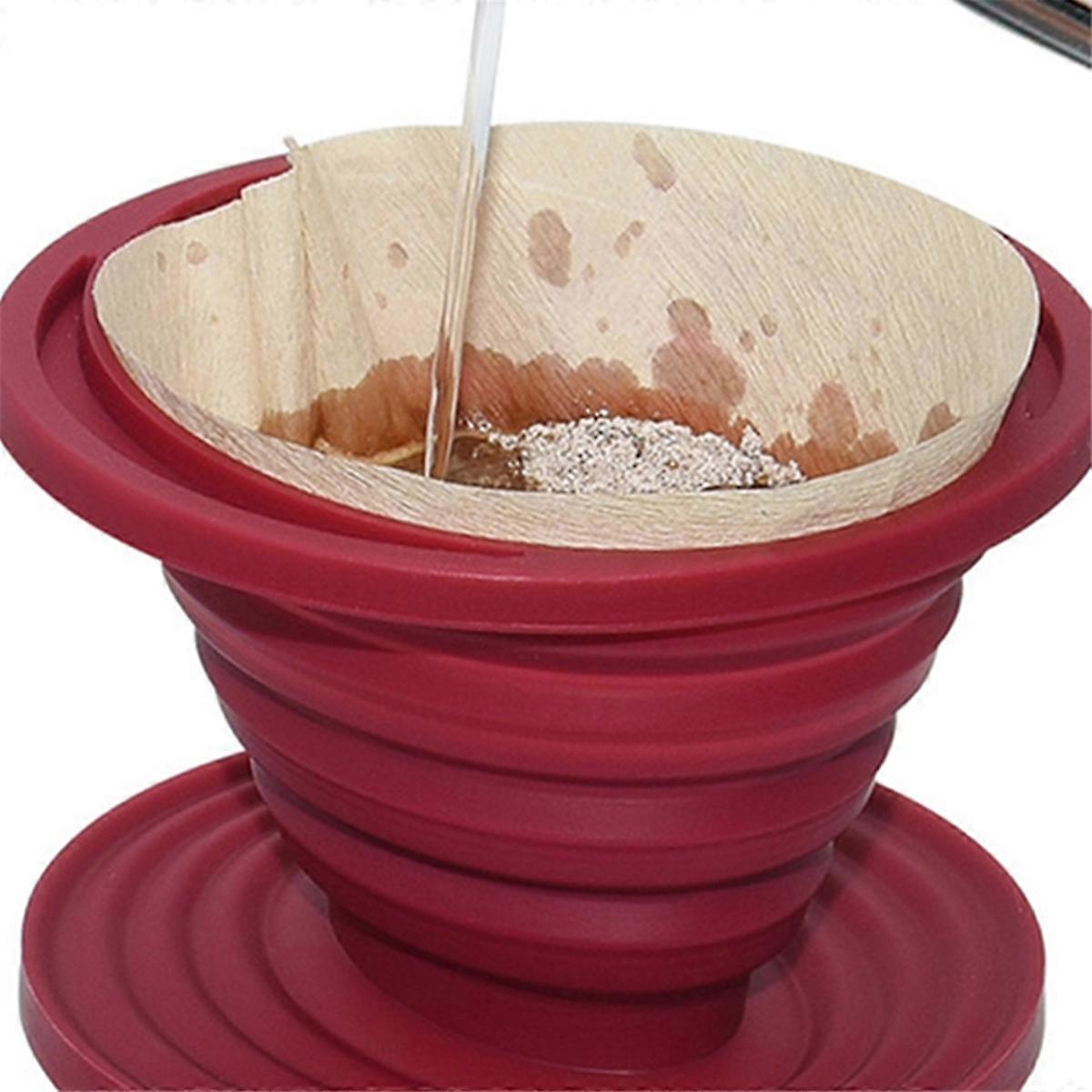 Coffee Filter Foldable Reusable Coffee Filter Cone for Hand-Brewed ...