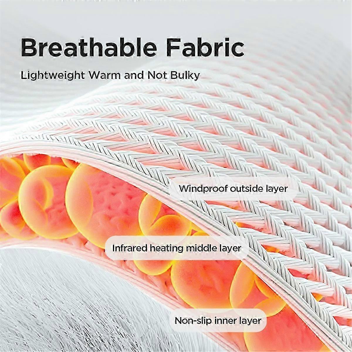 Electric Foot Ankle Massager with Heat & Heating Pad Ankle Wrap | Fruugo AU