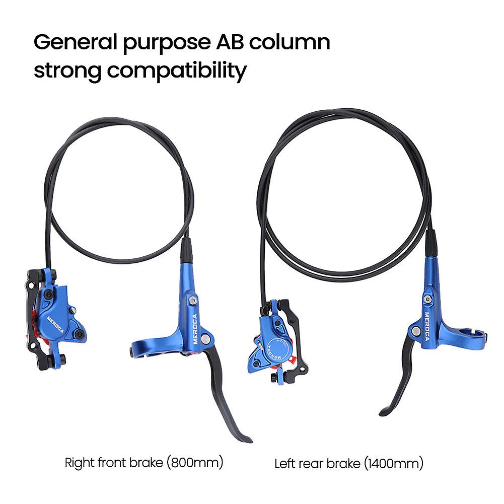 Meroca Bike Oil Disc Brake Mtb Hydraulic Disc Brake Kit Front Rear Bicycle Brake Calipers Clamps ...