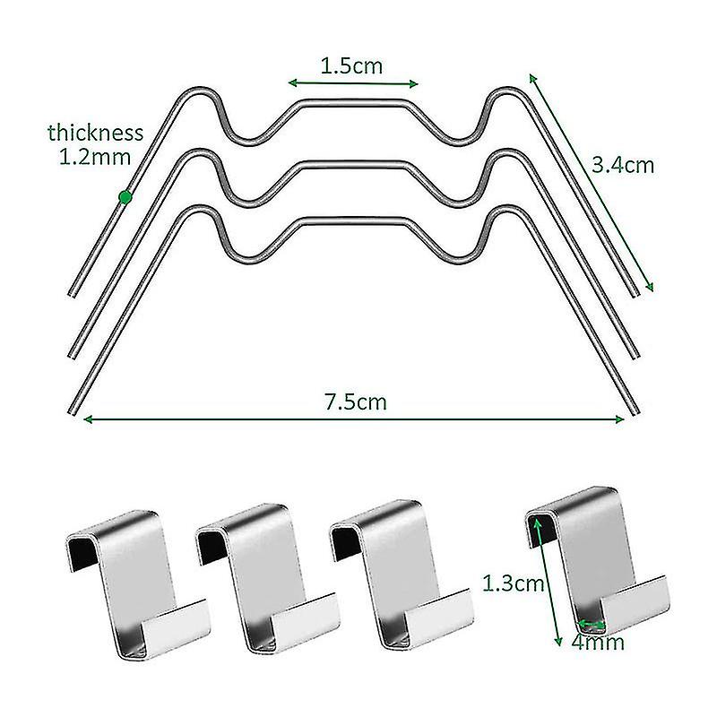 25pcs Greenhouse Glass Clips,stainless Steel Greenhouse Glass Pane ...