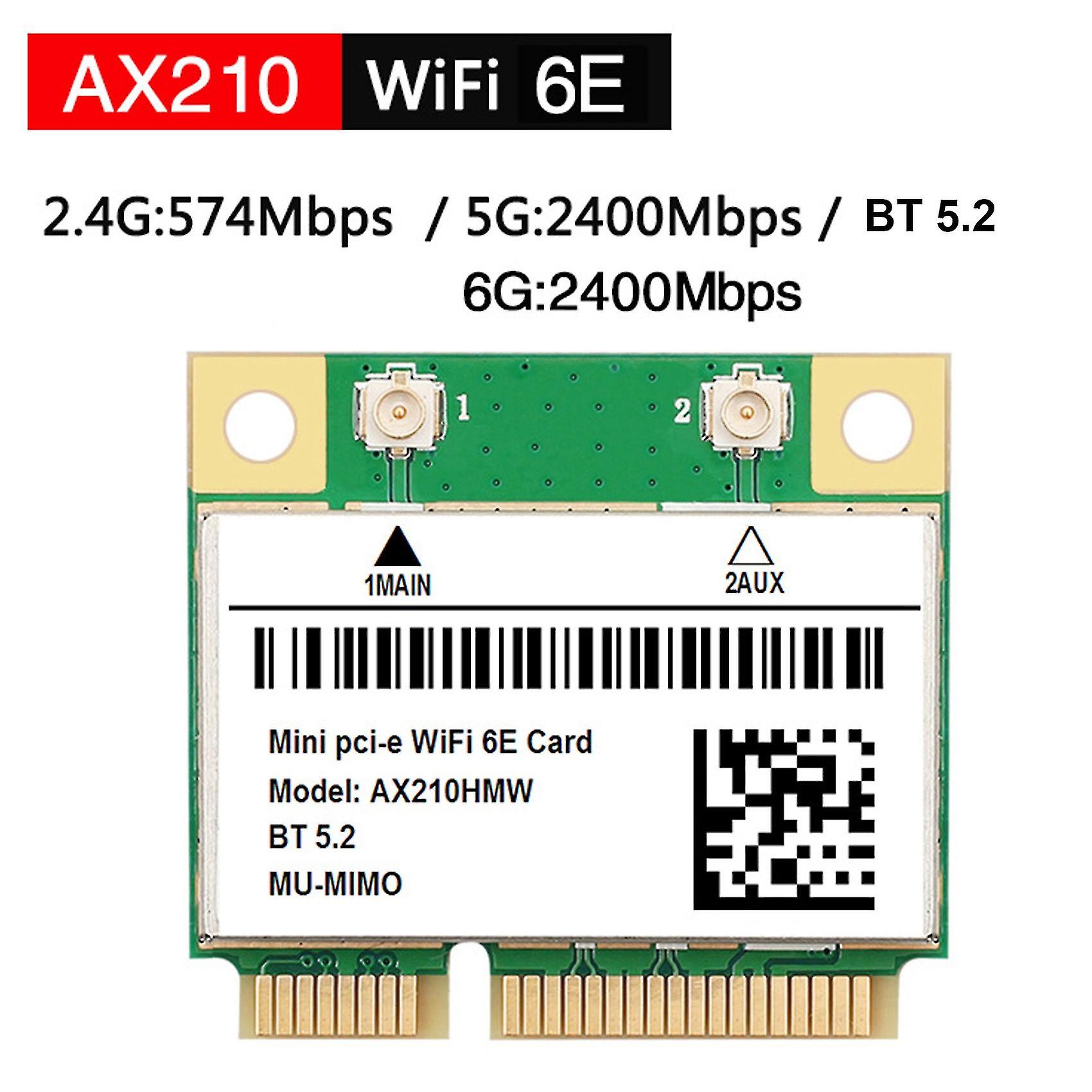 Ax210 5374m Wifi 6e Network Card 5g Gigabit Built-in Wireless Network ...