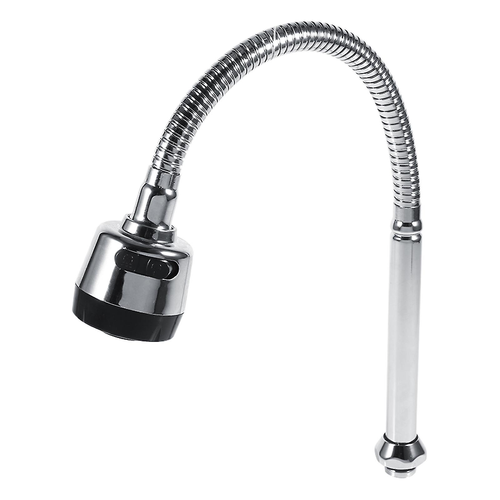 1x 304 Stainless Steel Swivel Spout Kitchen Sink Faucet Pipe Fittings ...