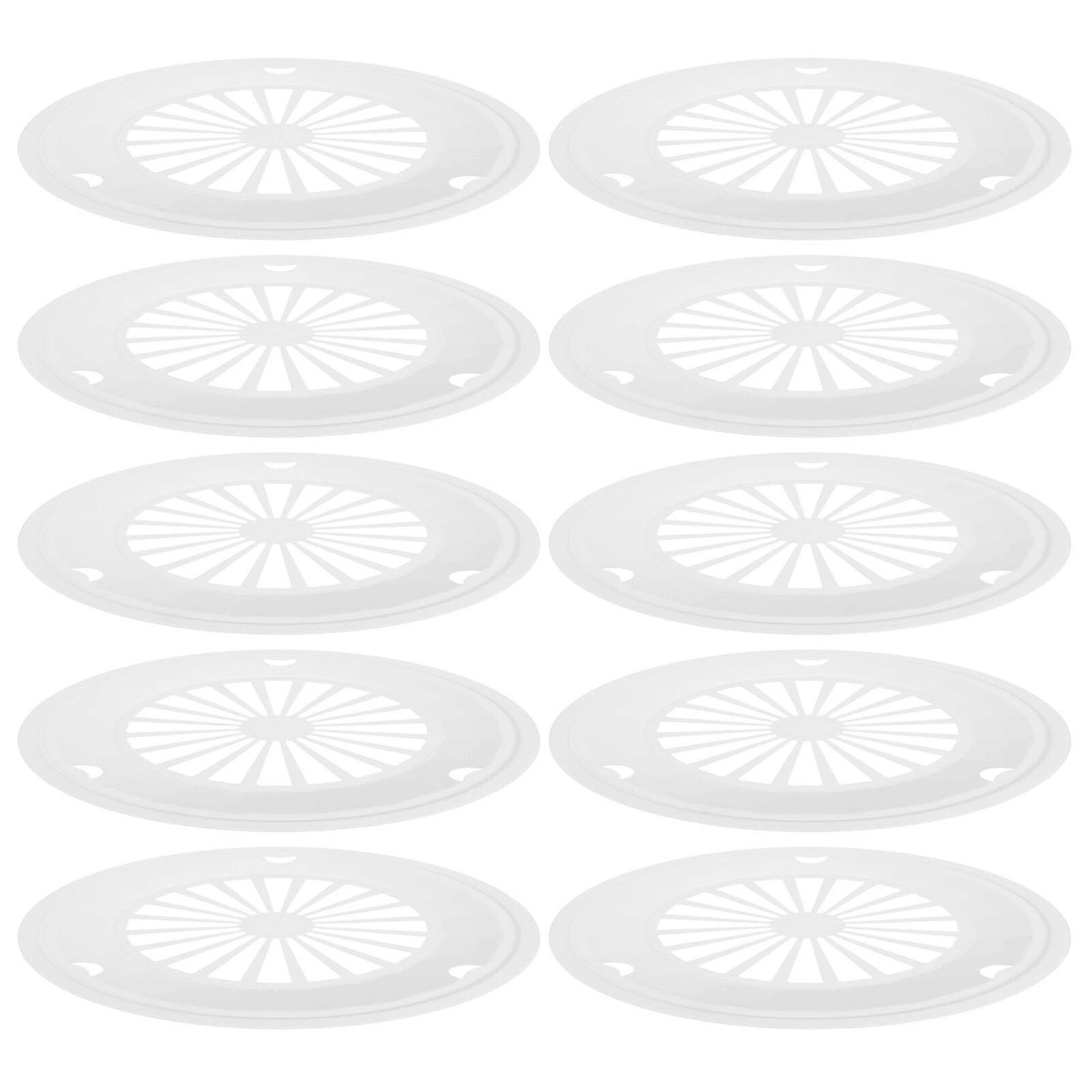 10pcs BBQ Paper Plate Holder Plastic Dinner Plates Reusable Barbecue ...