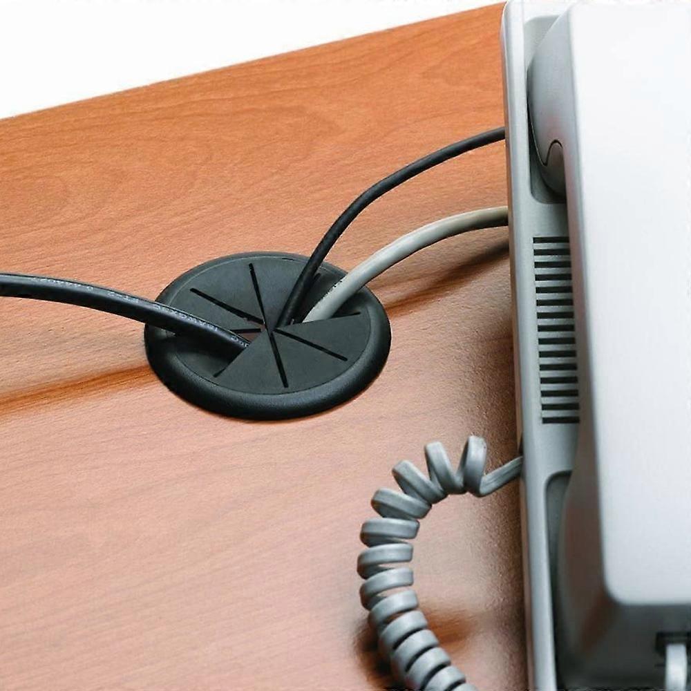 3PCS Desk Cord Grommets Wire Cable Hole Cover for Office PC Desk Cable ...