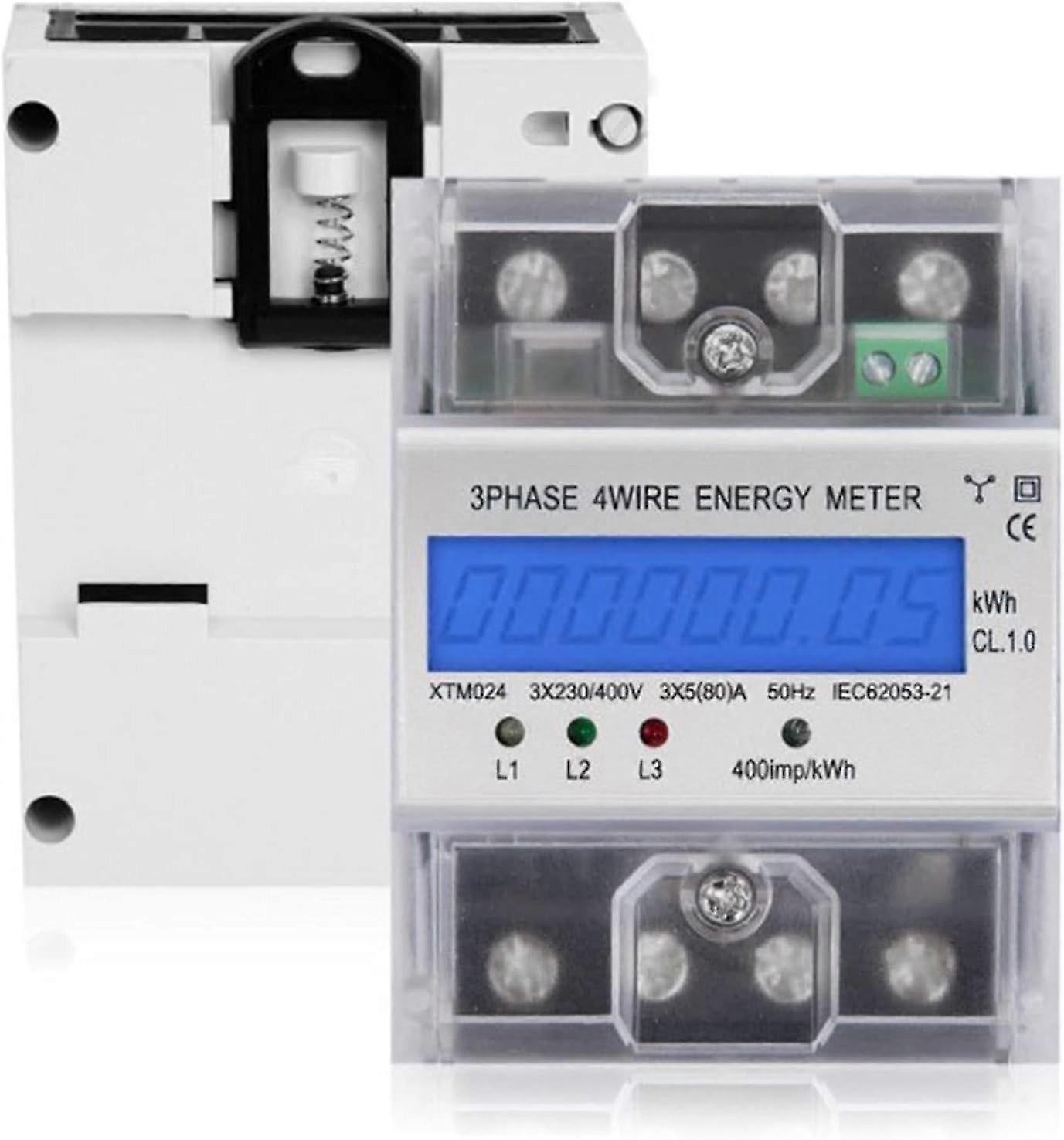 Three-Phase Meter Electricity Meter Calibrated Energy Meter Electrical ...