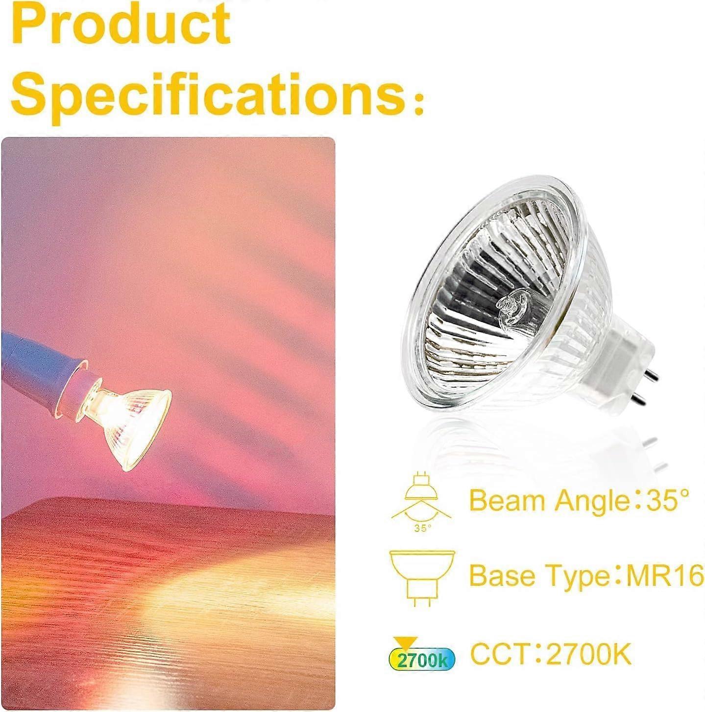 Halogen Light Bulbs, MR16 Spot Light Bulb, 12V 35W Light Bulb, Gu5.3 ...