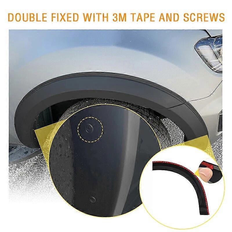 4 FENDER FLARES WHEEL ARCH EXTENSION FOR FORD RANGER XL XLT WILDTRAK T8 ...