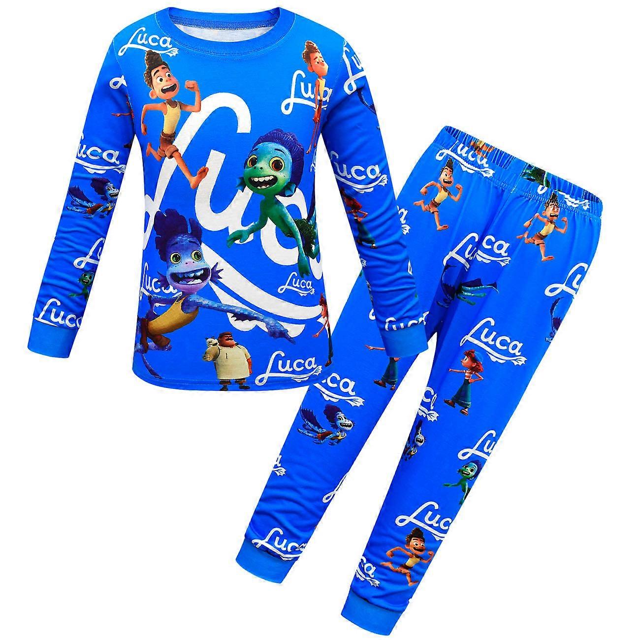 Children Pajamas Boys Luca Cotton Clothes Set Cartoon Sleepwear Kids ...