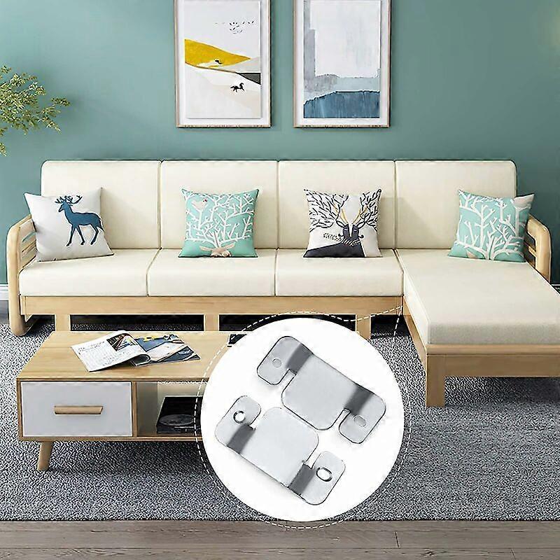 4pcs Modular Sofa Connector, High Quality Metal Sofa Lock, For Tw ...