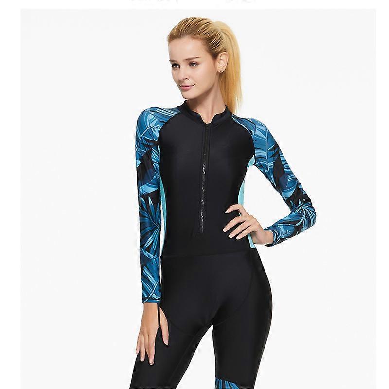 MIMIGO Women's Full Body Swimsuit Rash Guard One Piece Long Sleeve Long ...