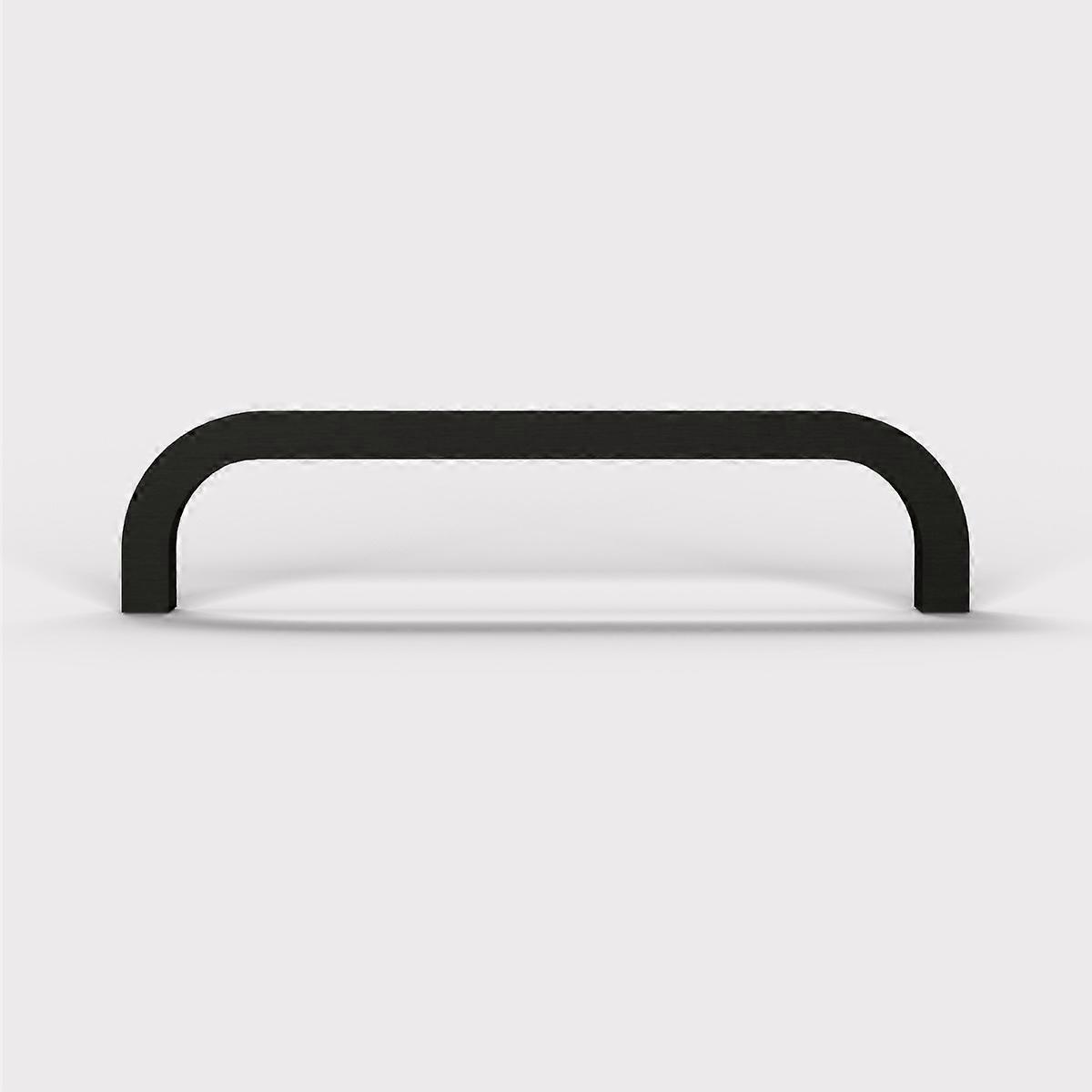Brass Curved Cabinet Handles in Black - 632mm | Fruugo UK