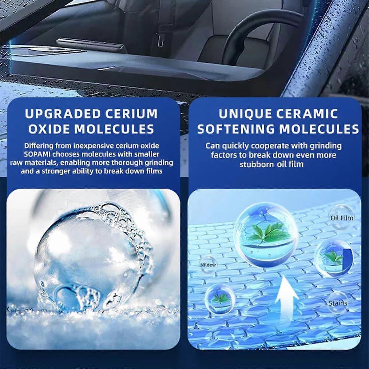 Oil Film Cleaner, Emulsion Glass Clean Remover, Automotive Oil Film ...