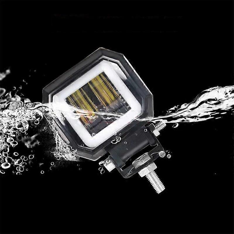 2pcs 3inch 12V 24V 6000K LED Work Light Bar Spot Driving LED Headlights ...
