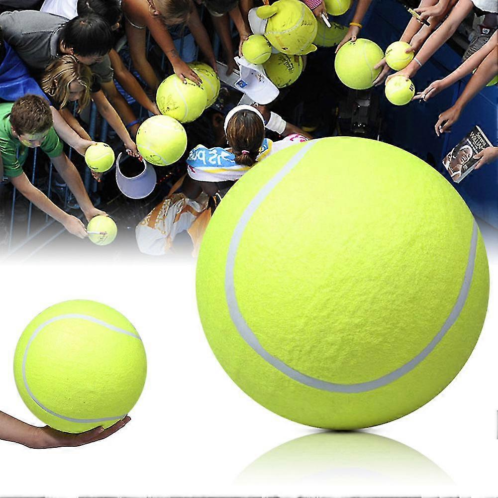 Giant Tennis Ball 24 Cm Pet Toy Signature Jumbo Big Tennis Ball | Fruugo UK