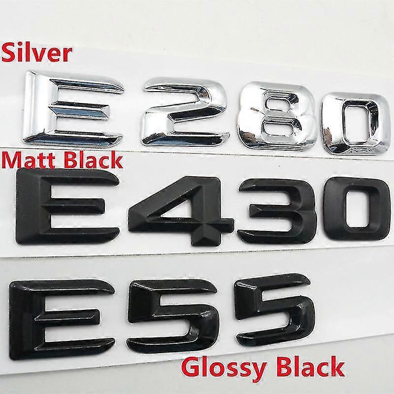 Trunk Emblem Badge Logo For E-class W210 W211 E43 E53 E63 E55 E200 E220 E250 E280 E320 E350 E420 ...