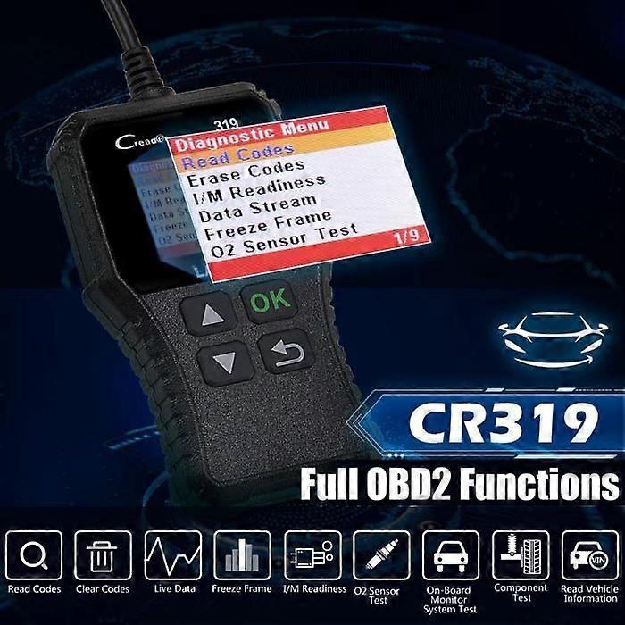 LAUNCH CR319 OBD2 Car Diagnostic Scanner - EOBD-Can Read and Clear ...