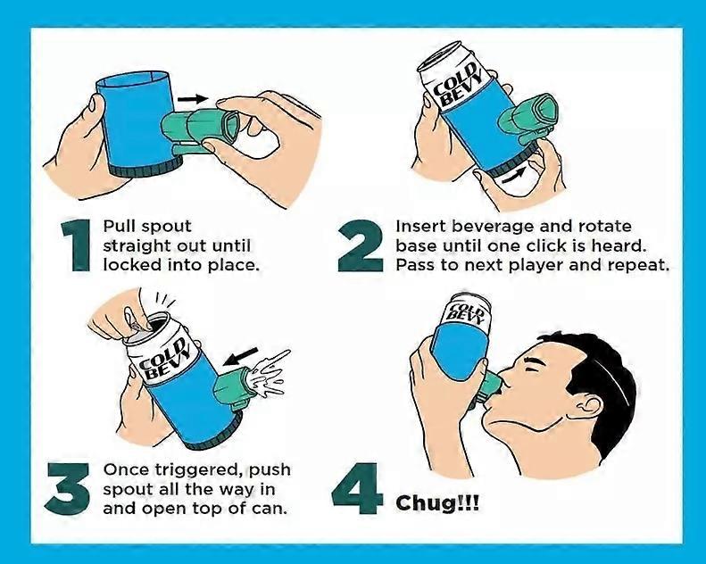 Randomized Beer Shotgun Roulette, Drinking Game for Tailgating BBQ ...