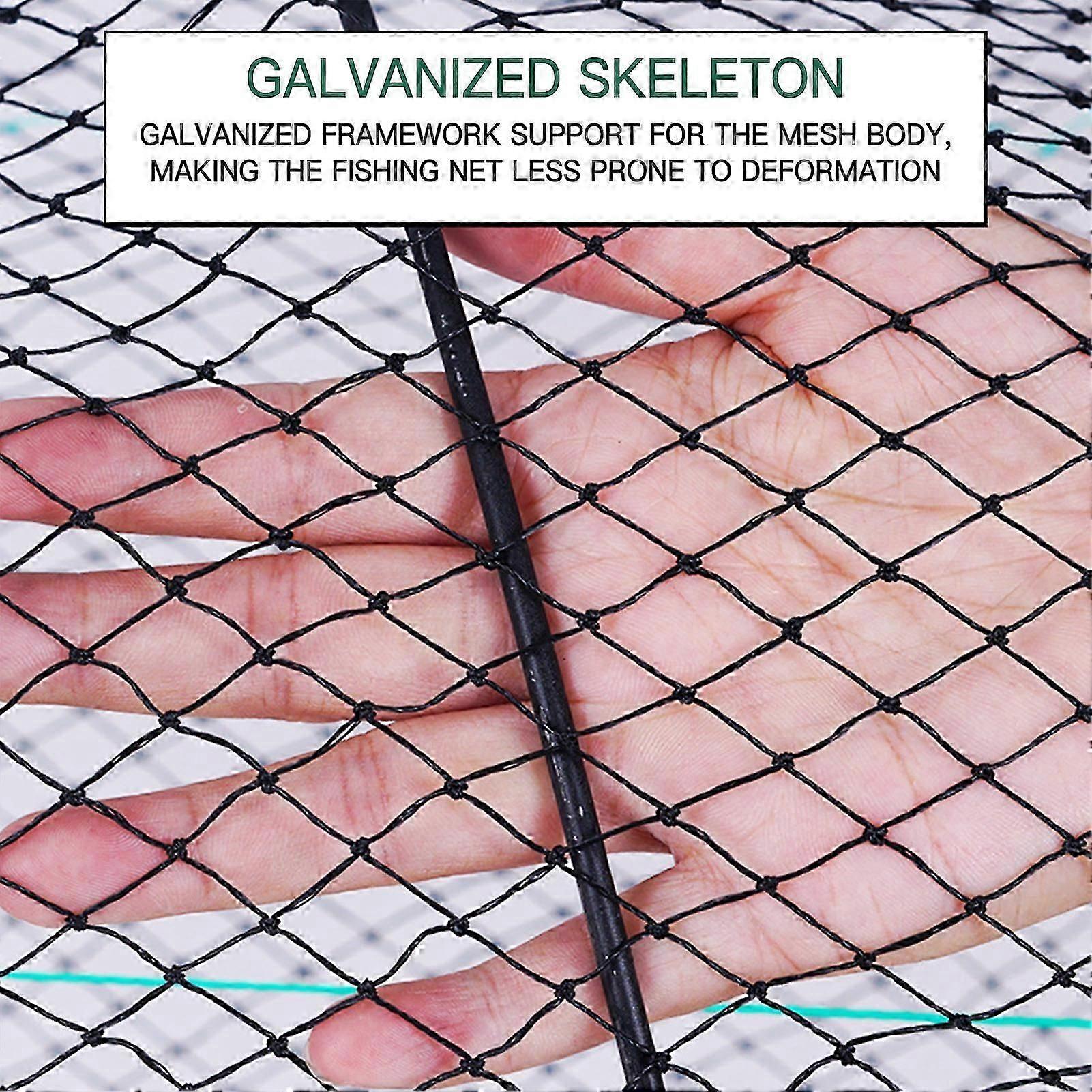 Collapsible Fishing Traps Nets Portable Cast Net Fish Trap Crawfish ...