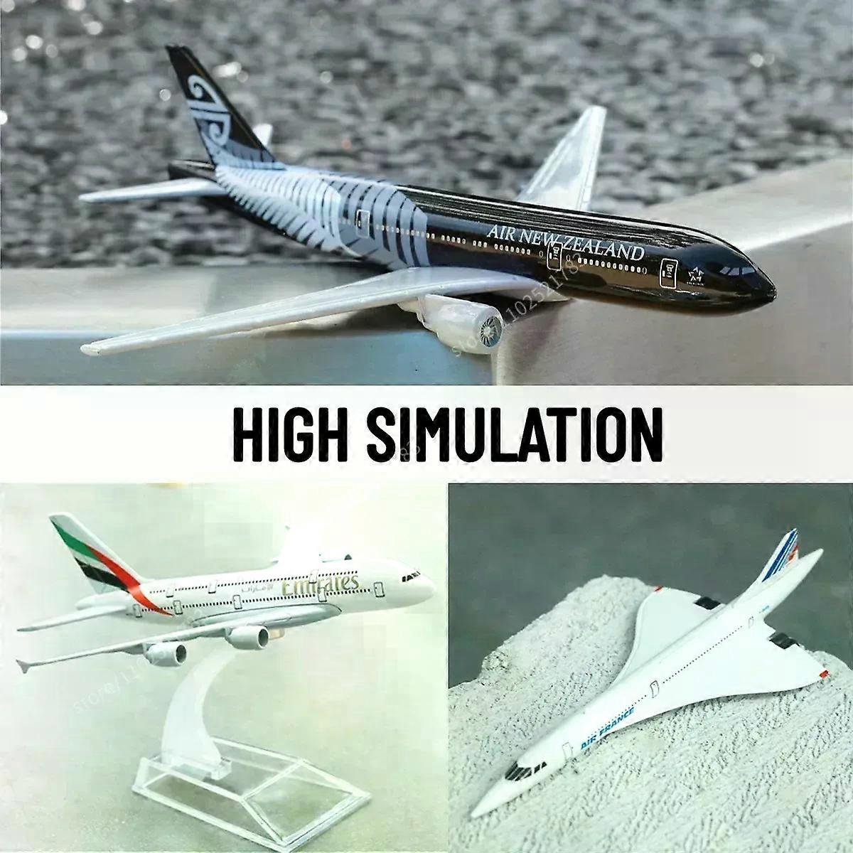 1:400 Singapore A380 Diecast Aircraft Scale Boeing Airbus Plane Model ...