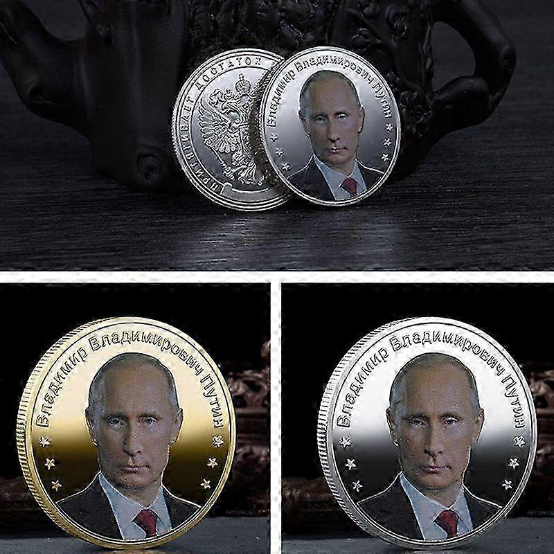 Russian President Vladimir Putin Commemorative Medallion gold-plated ...